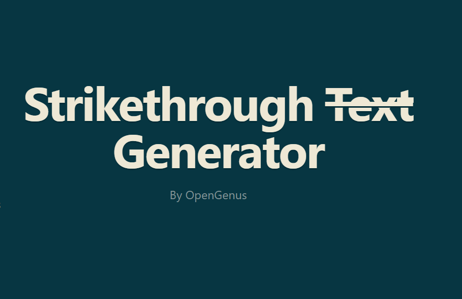 Strikethrough Cross Out T E X T Generator For Instagram Twitter Strikethrough Cross Out T E X T Generator For Instagram Twitter