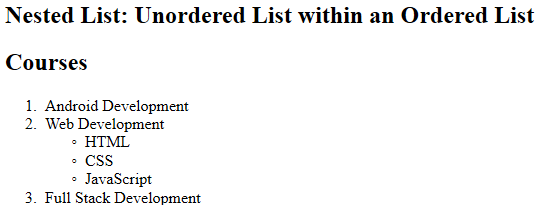 Learn To Use Lists In HTML