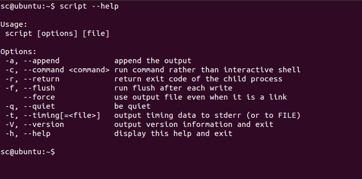 Script And Scriptreplay In Linux