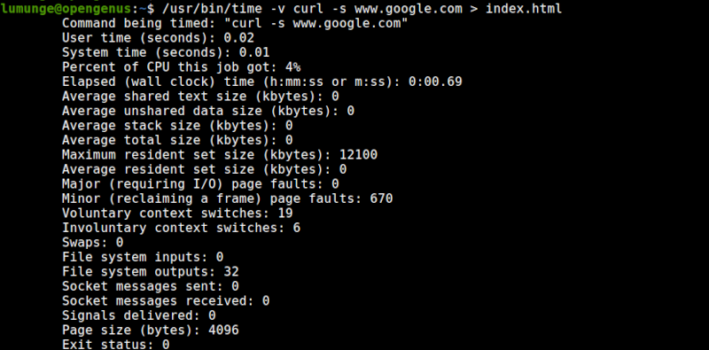 Time Command In Linux
